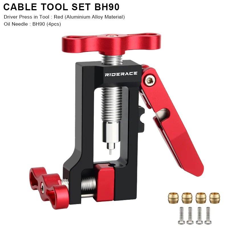 Riderace BH90 Инструмент для кабеля, Красный, Set 2