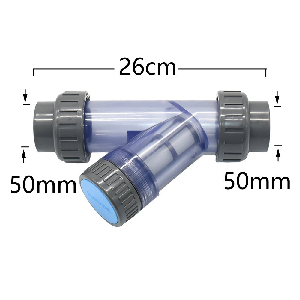 Фильтр для воды 50mm, пластиковый