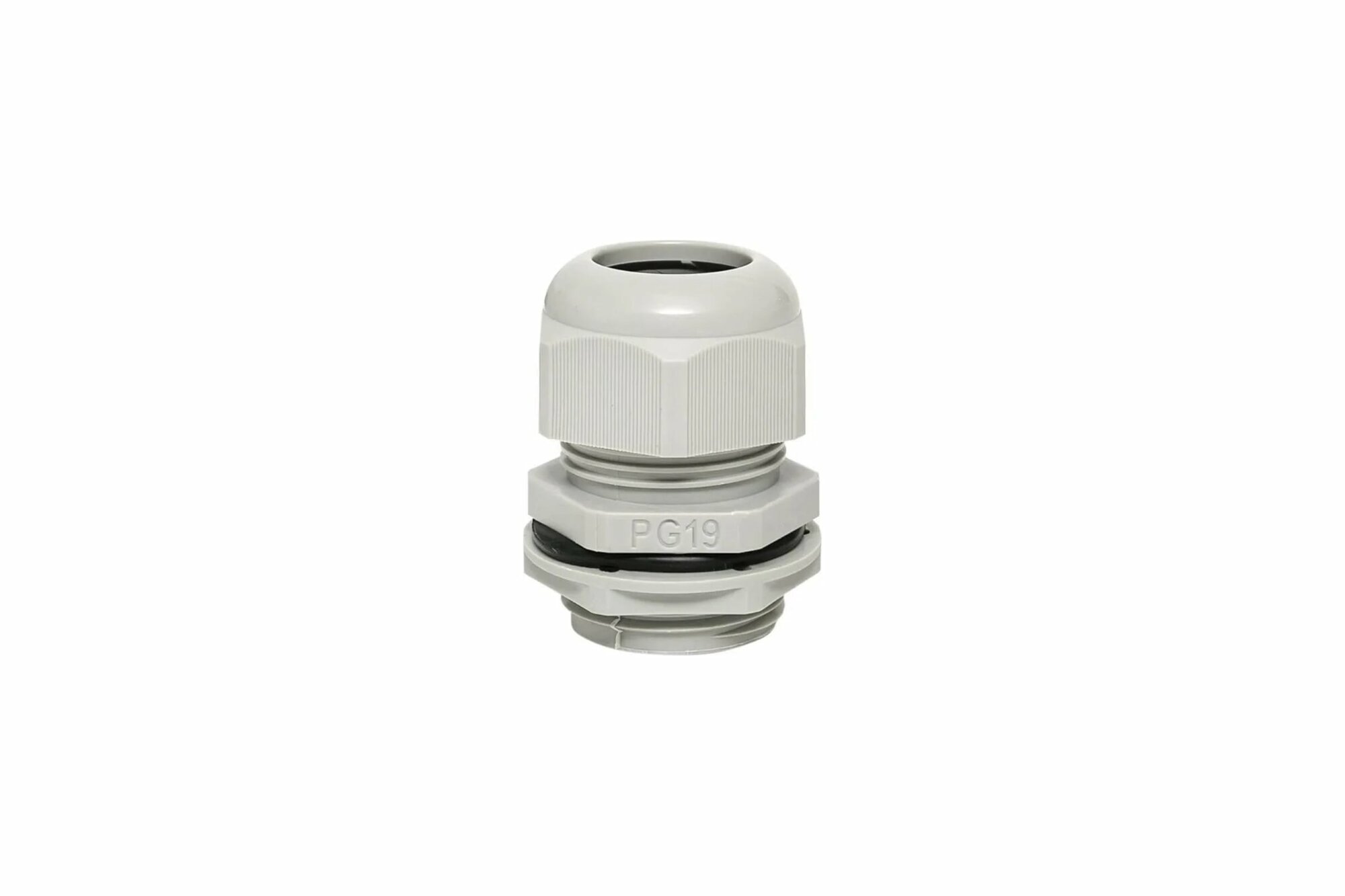Сальник PG19 IP54 EKF plc-pg-19, для кабелей светло-серый, полипропилен