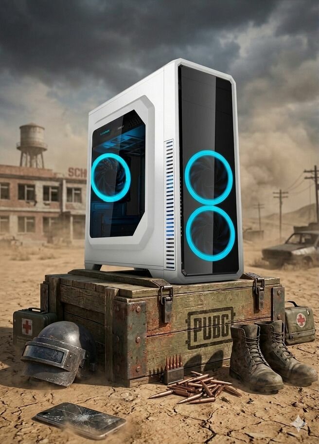 Системный блок G561white Intel Core I7-10700(аналог) 3,3ГГц 14 AMD Radeon RX 580 (8 Гб) Windows 11 Pro 32 Гб/1000/1000