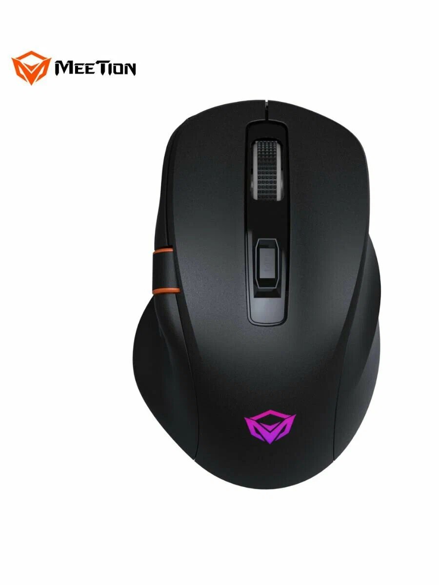 Игровая мышь беспроводная Meetion GW32 ,8000 dpi, с RGB-подсветкой, 3 режима, чёрная