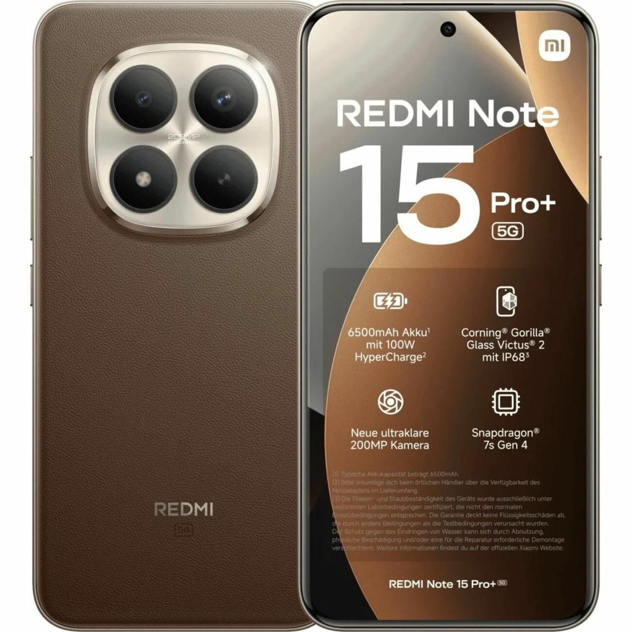 Смартфон Xiaomi Redmi Note 15 Pro Plus 5G 12/512GB, Mocha Brown