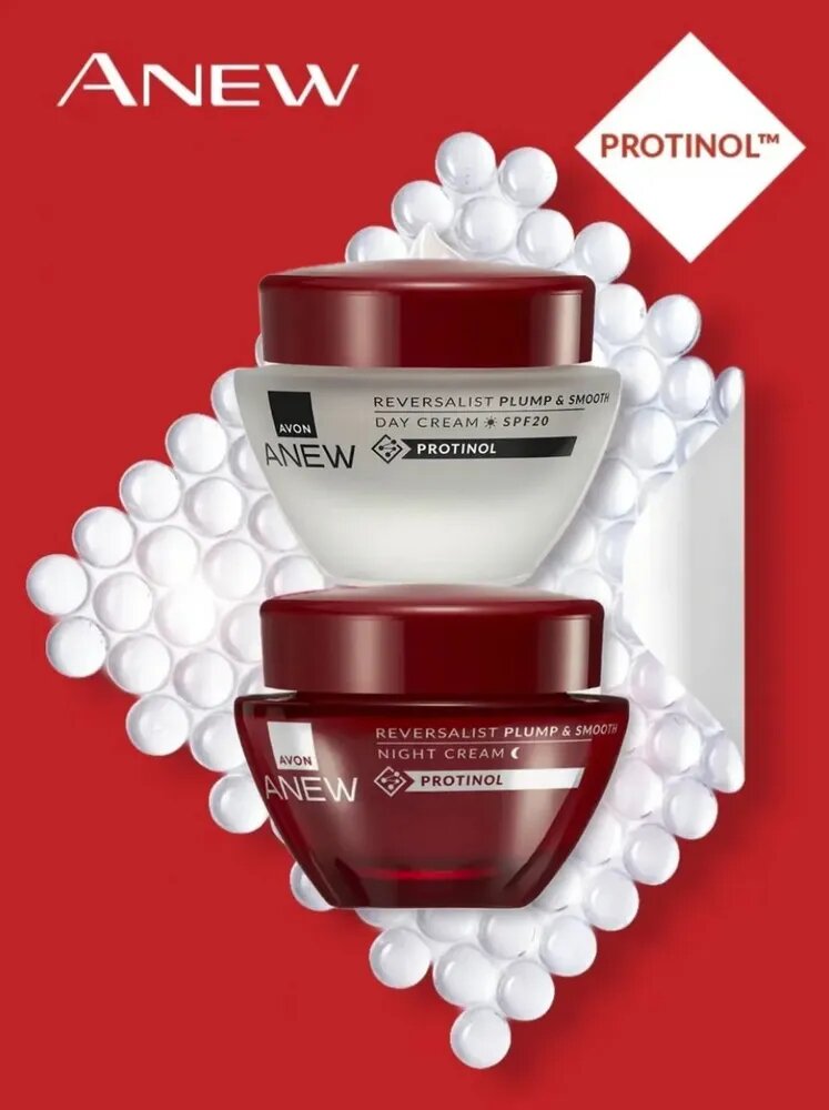 Avon Дневной крем для лица ANEW "Плотность и гладкость" SPF 20 Эйвон 50 мл