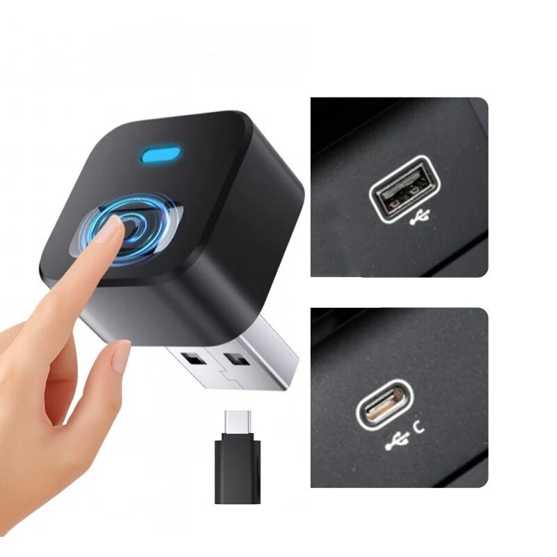 Портативное зарядное устройство с биометрией, USB, USB-C, Цвет: Mini 2.0