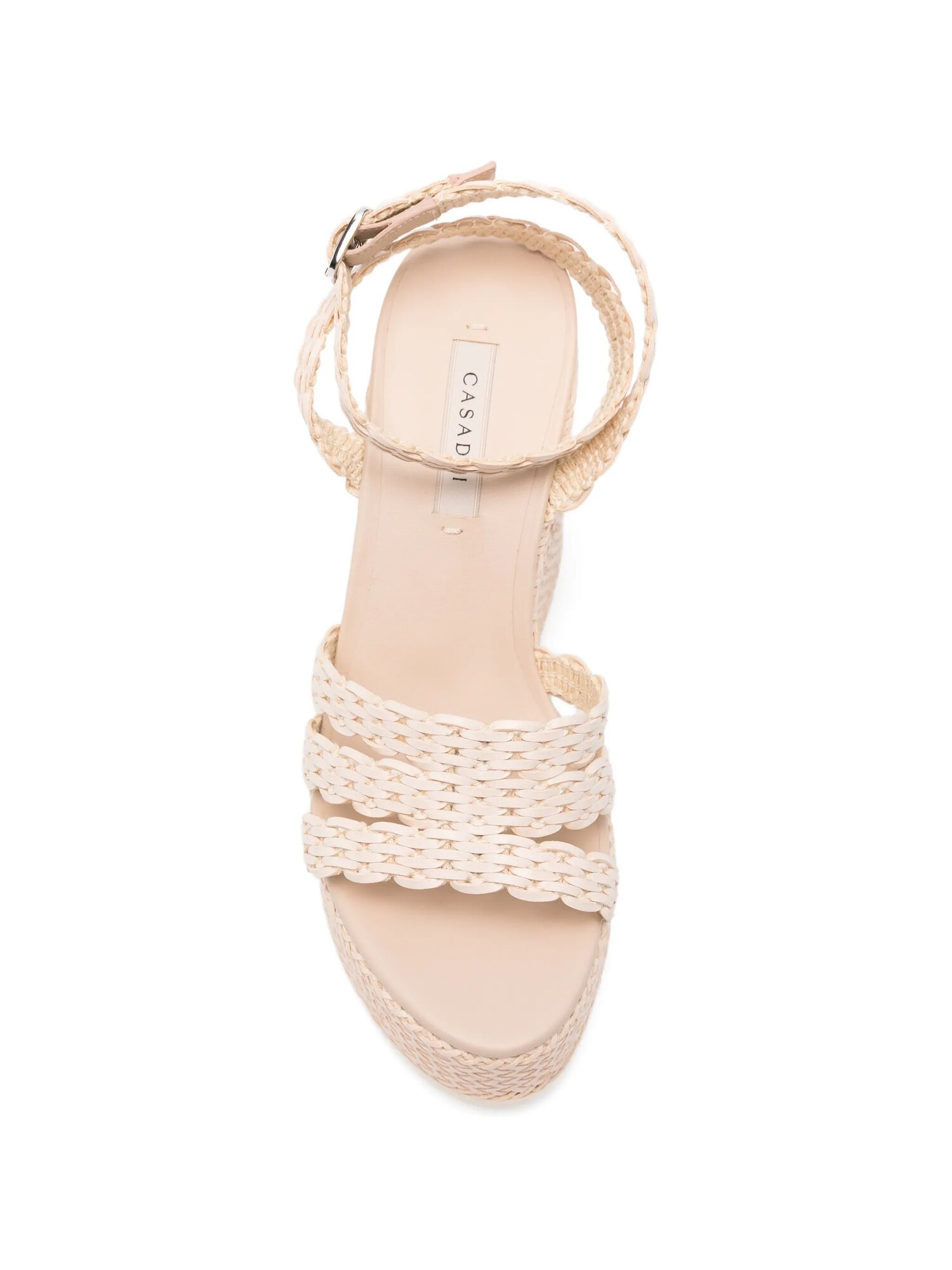 Эспадрильи Casadei Woven wedge espadrilles, размер 37,5, разноцветный — фото 1
