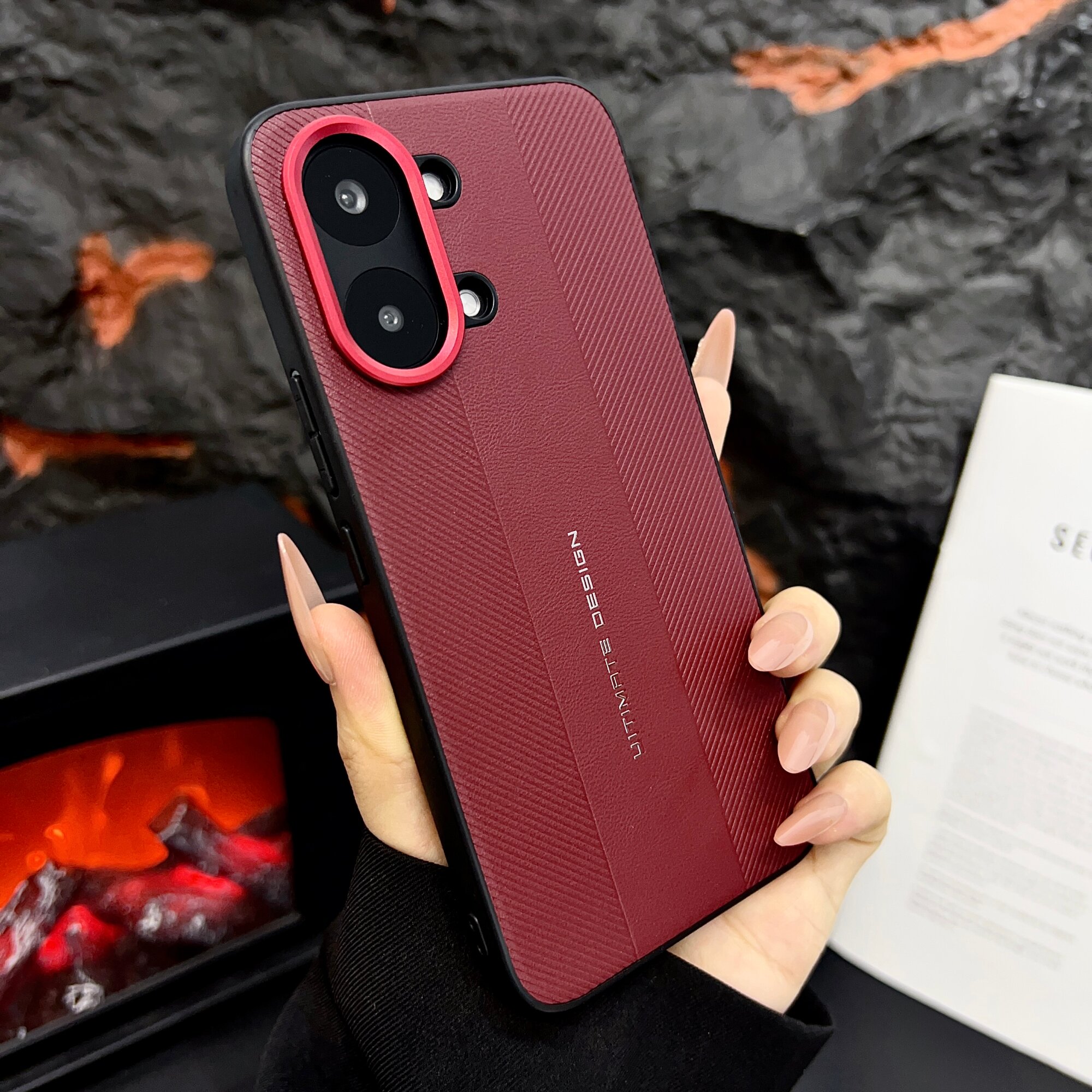 Чехол Для Poco X8 Pro / Поко Х8 Про / Redmi Turbo5, soft touch, чехол-кардиомонитор, искусственная кожа, поликарбонат (PC), защита камеры, ударопрочный, усиленные углы, Xiaomi, Poco X8 Pro, Redmi Turbo5,