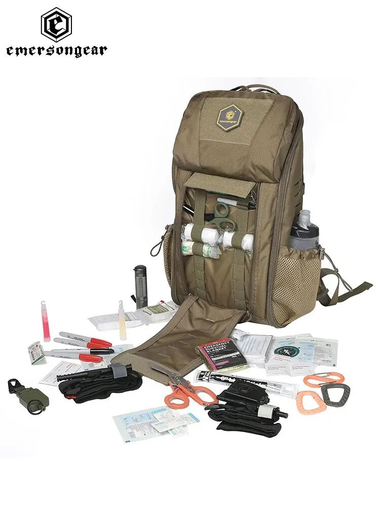 Emersongear Рюкзак тактический 20-30л CB нейлон для туризма охоты 54x18x7 см — фото 1
