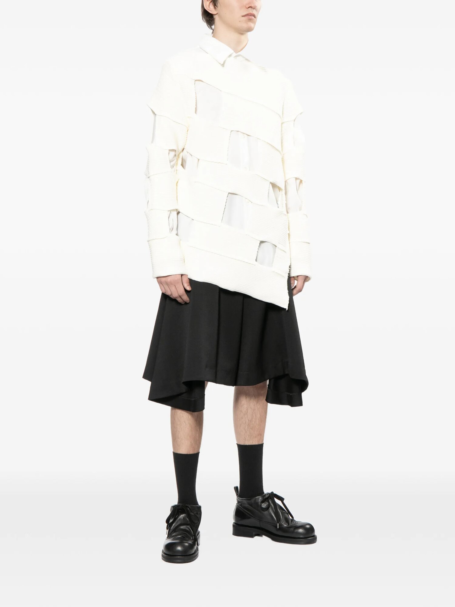 Свитер COMME des GARCONS, размер 48, , разноцветный — фото 1