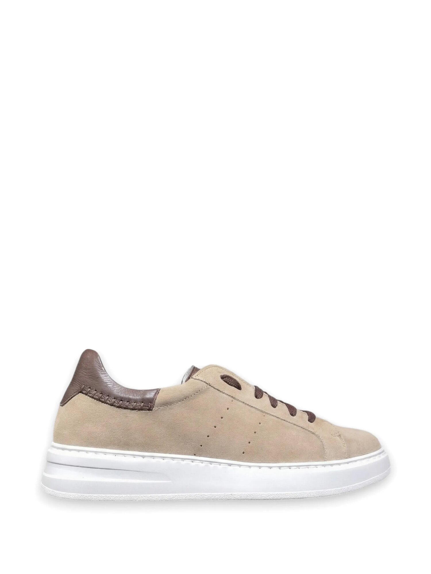 Кроссовки Panelled suede sneakers