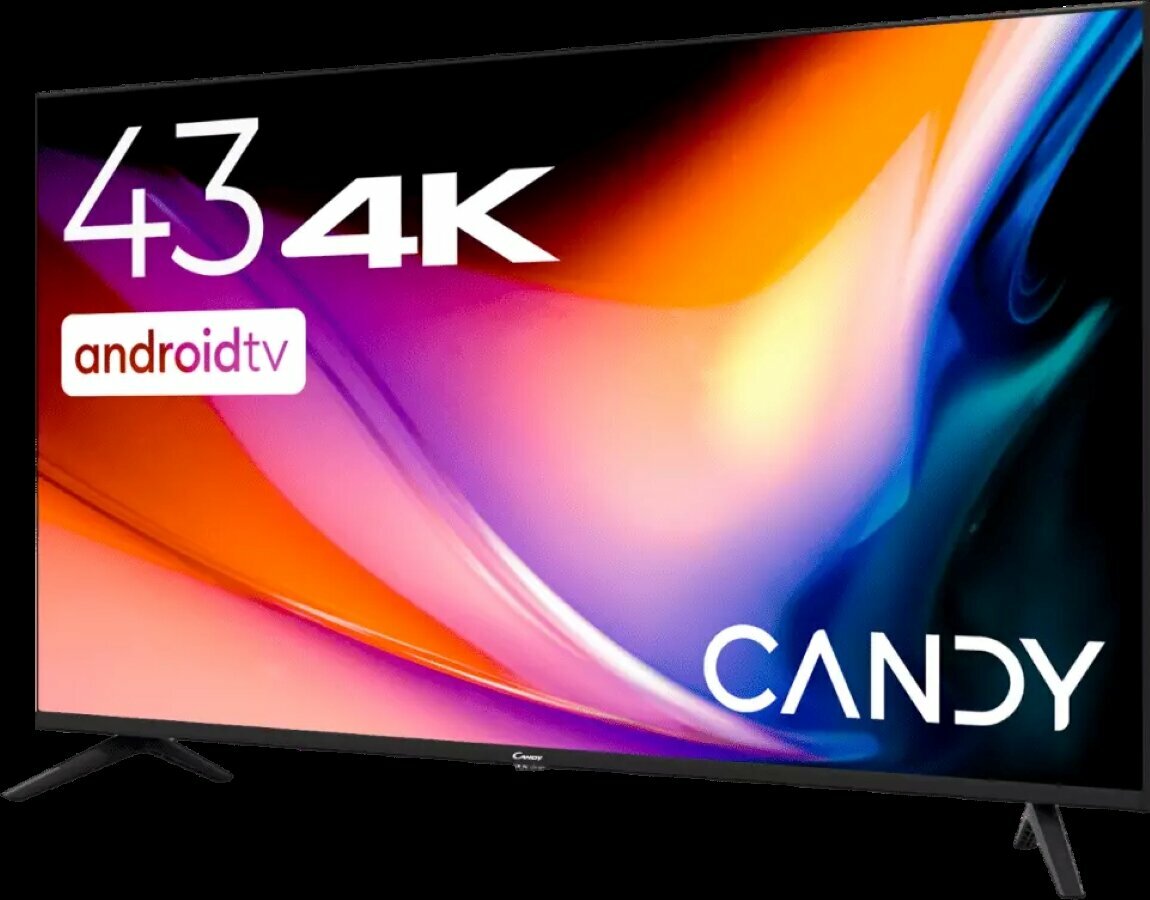 Телевизор Candy UNO 43 UHD, Диагональ 43", 4K UHD, Android TV — фото 1