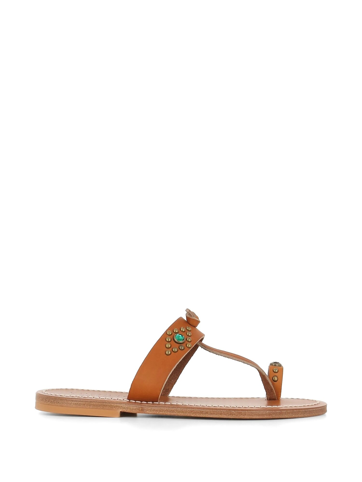 Босоножки Embellished toe-strap sandals