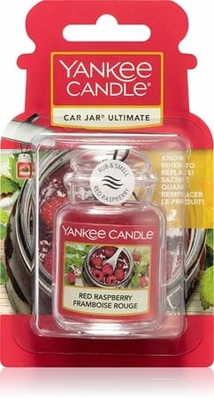 Ароматизатор автомобильный Yankee Candle Red Raspberry, висячий унисекс, 1 шт, 7,85 13,5 см
