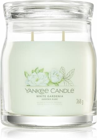 Свеча Yankee Candle White Gardenia Signature, унисекс, 368 г, белый