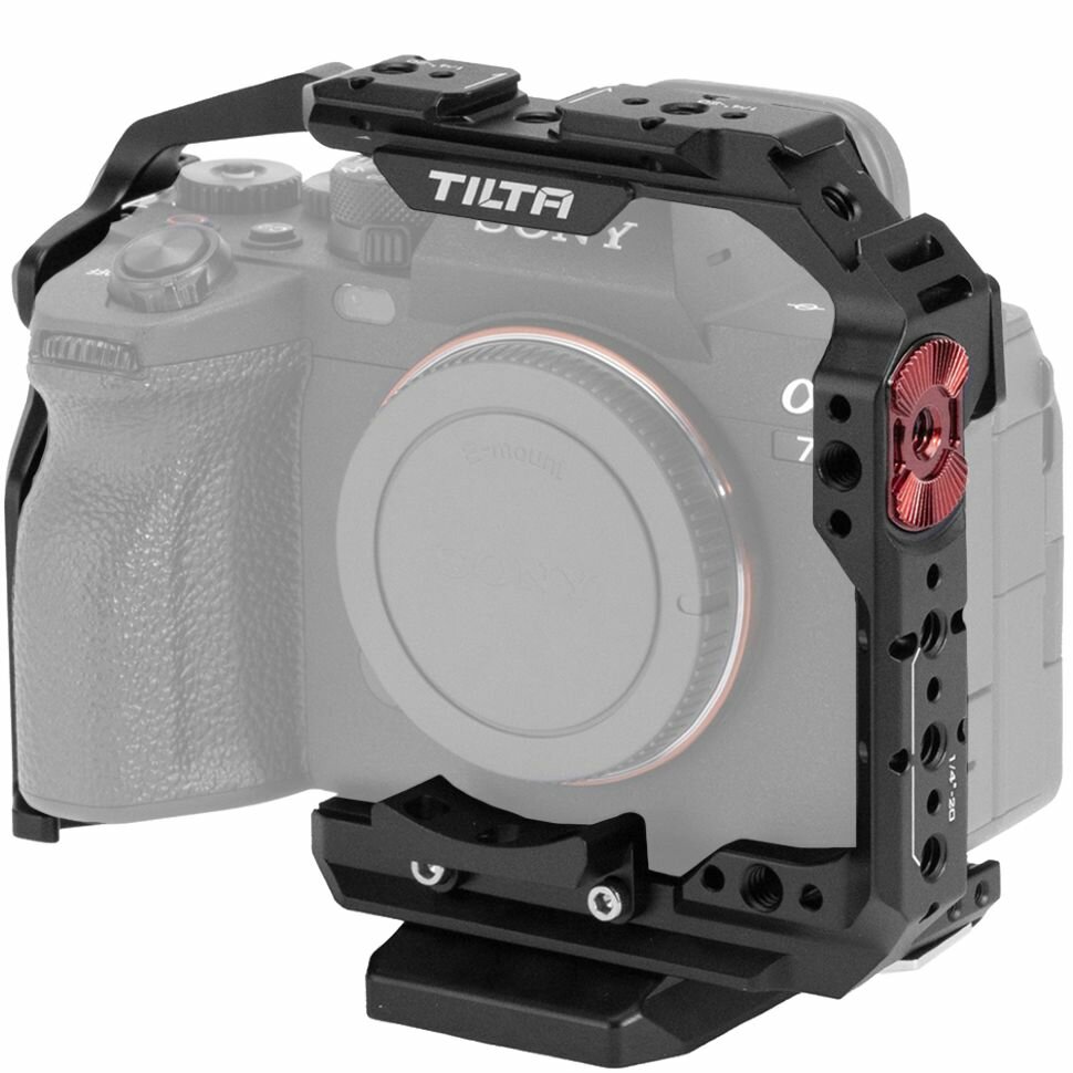 Клетка Tilta для Sony a7 IV Чёрная, быстросъёмная площадка, алюминий