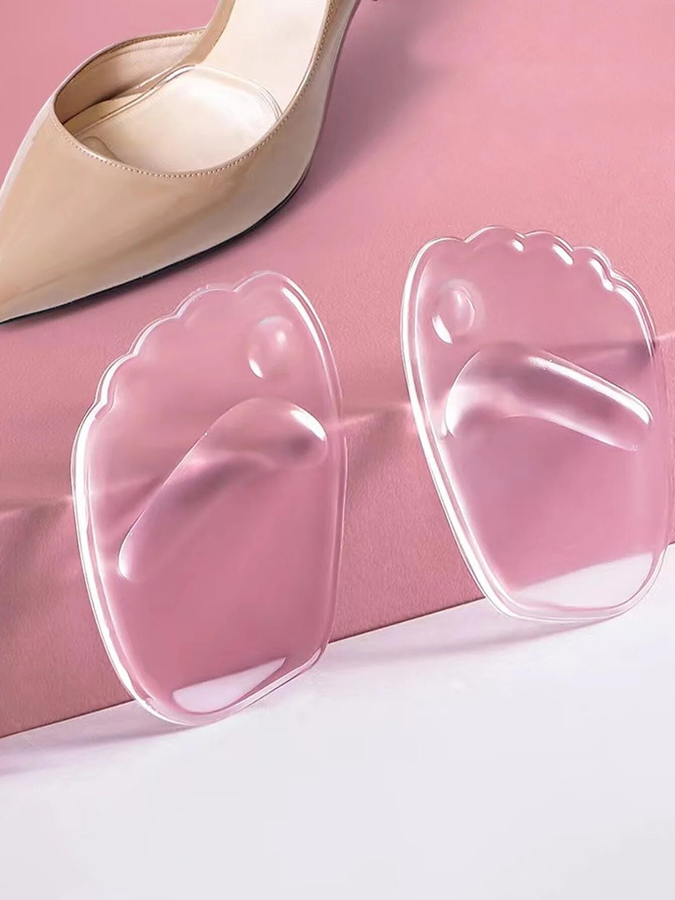 Многоразовые силиконовые вкладыши для обуви 2Pairs-Foot-style