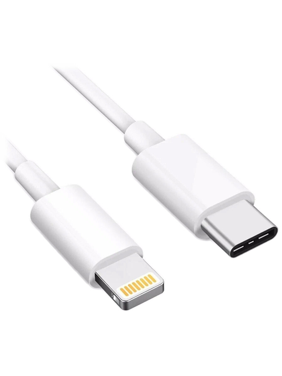 USB кабель Mi Type-C Lighting 1m (CTL01ZMC), 1 метр, белый, 3 А — фото 1