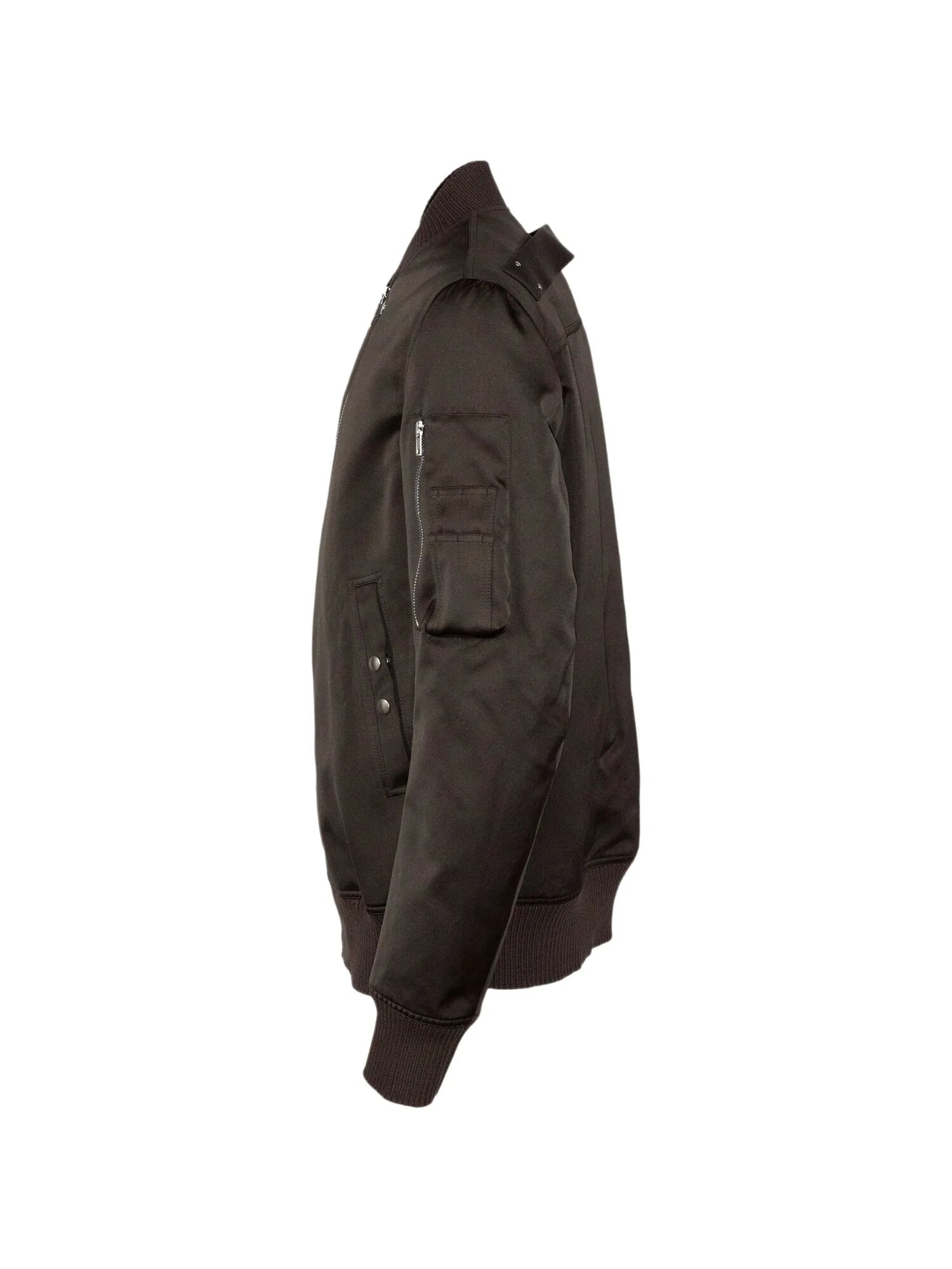 Куртка Rick Owens Zip-up bomber jacket, размер 52, brown — фото 1