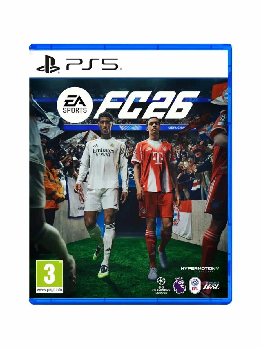 Игра EA Sports FC26, Sony PlayStation 5, стандартная версия, русские субтитры