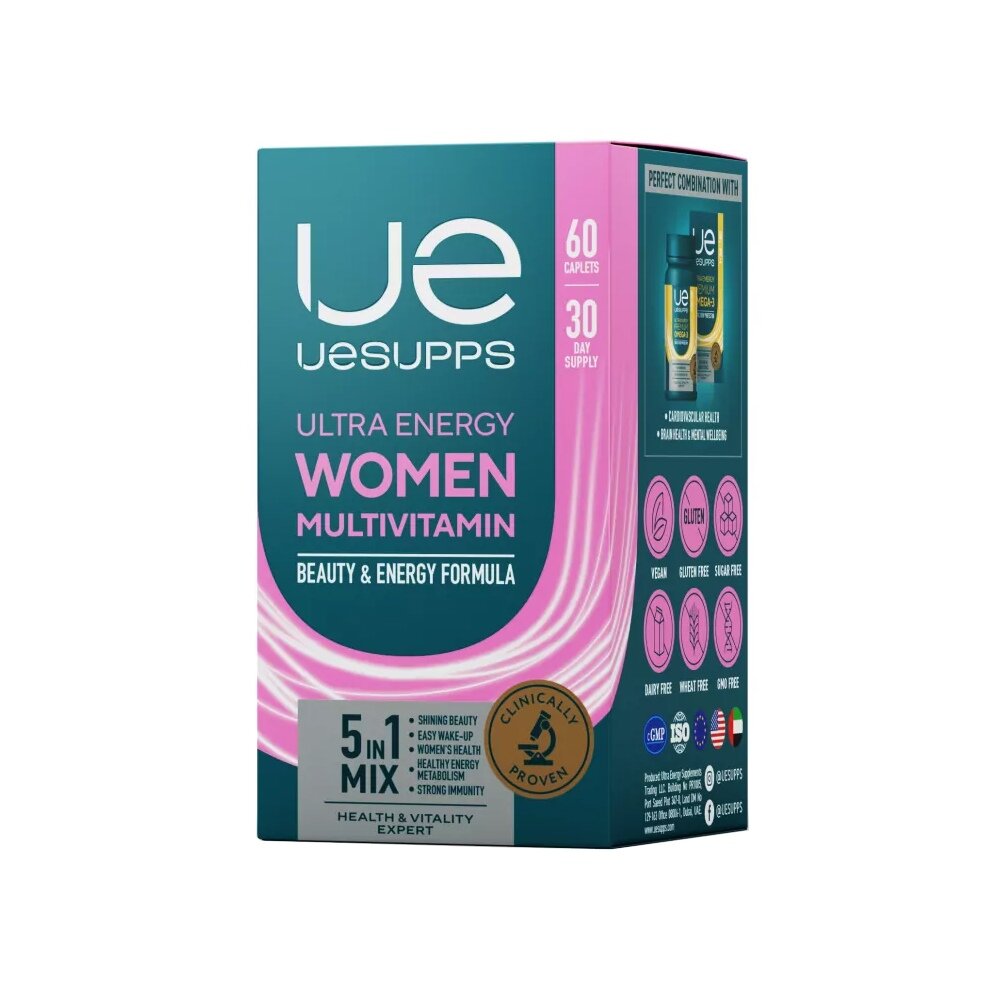 UEsupps Ultra Energy Women Multivitamin, 60 таблеток