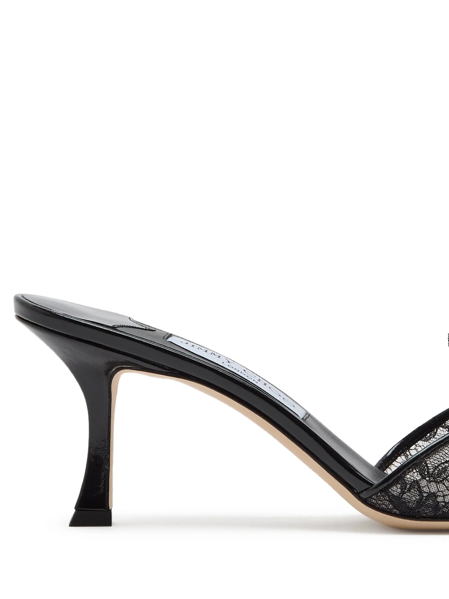Мюли JIMMY CHOO Skye Corsage, размер 37, black/black — фото 1