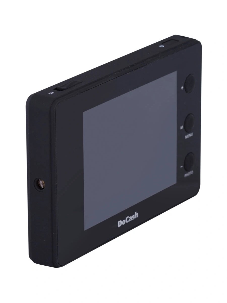 Детектор банкнот DOCASH Micro IR/UV 8401 просмотровый АКБ черный