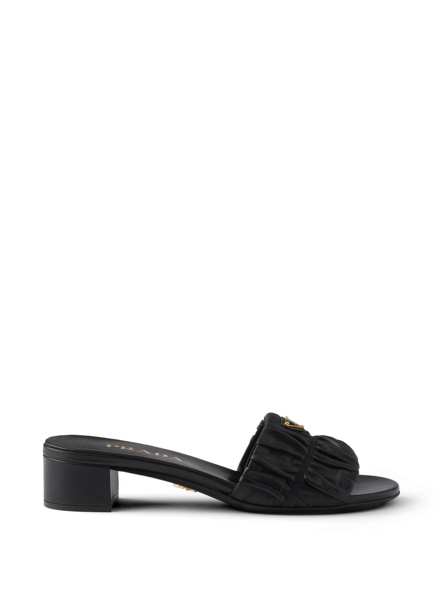 Босоножки Matelassé nappa leather slides