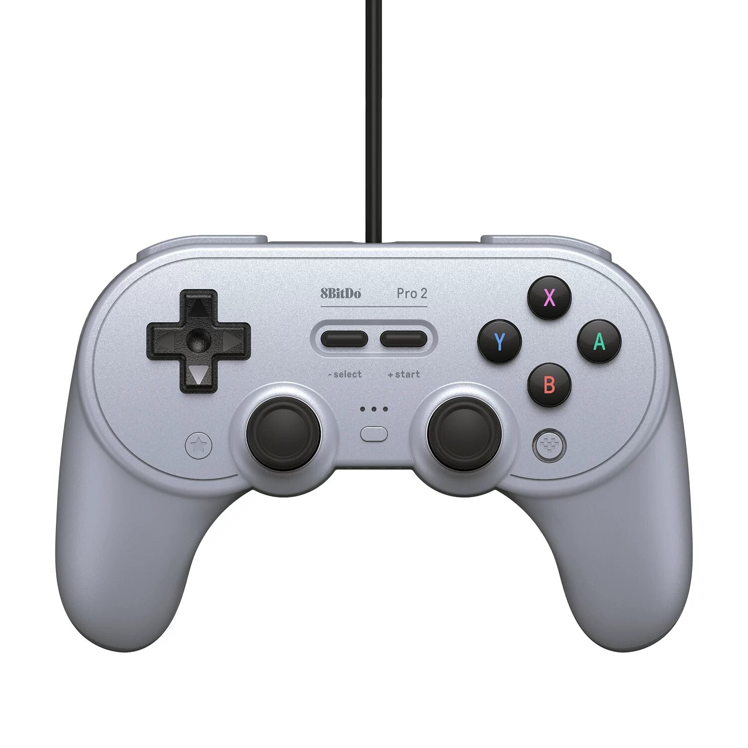 Серый проводной Pro 2 игровой контроллер для Switch PC Steam, включая подставку