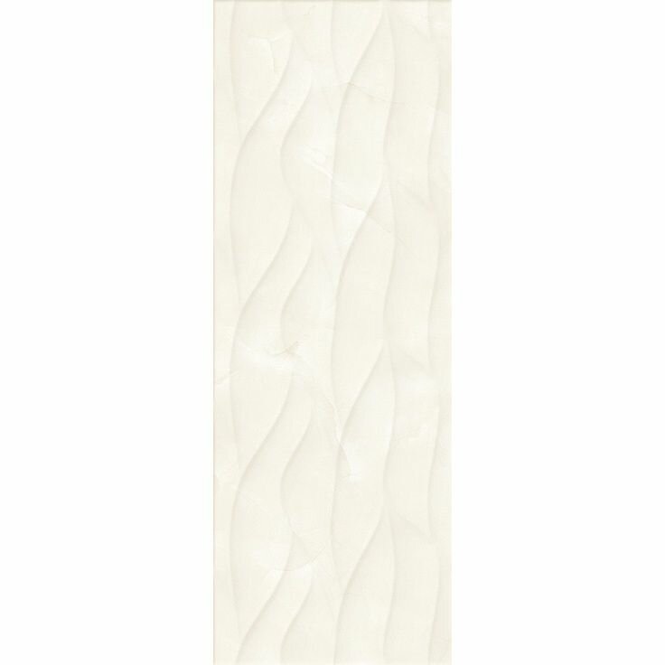 Керамогранит Eurotile Marbelia 663 MBD1BN бежевый рельефный глянцевый для стен 29,5х89,5 см