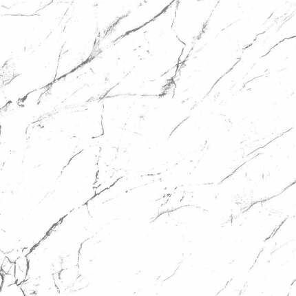 Керамогранит Eurotile Rus Carrara White полированный 60х60 см для пола и стен 5 шт