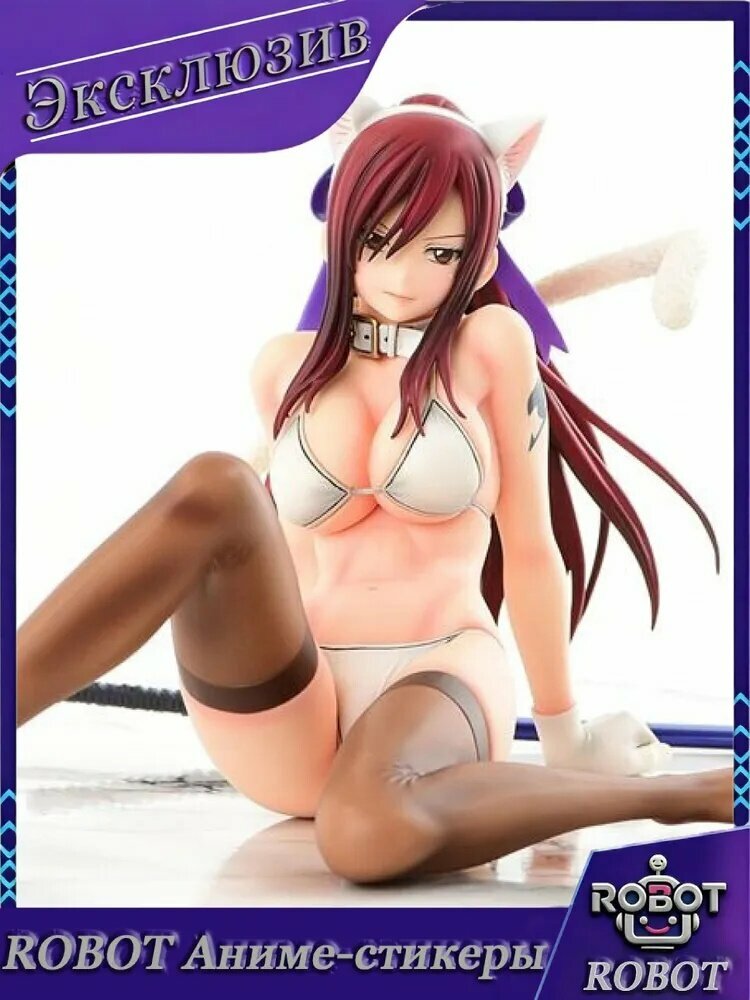 Фигурка Хвост Феи , Эрза Скарлет ORCATOYS / Fairy Tail Erza Scarlet White Cat Gravure_Style Figure