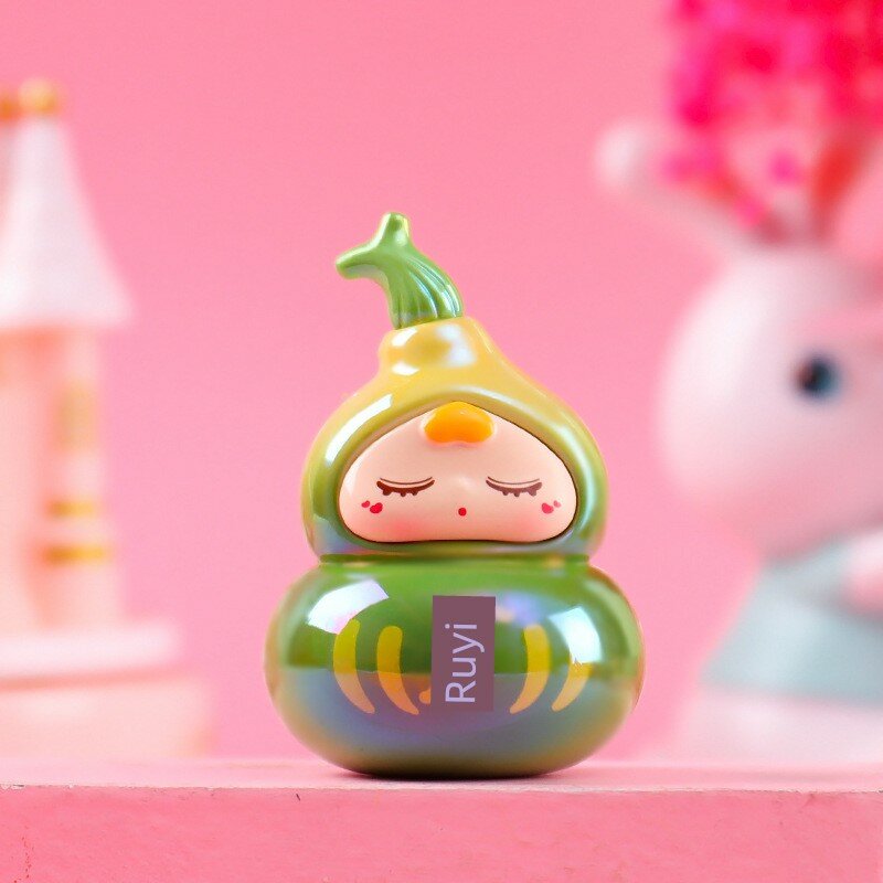Оригинальная коллекционная фигурка Xiwawa Little Fulu в виде тыквы, милая мультяшная игрушка, настольная кукла, подарок