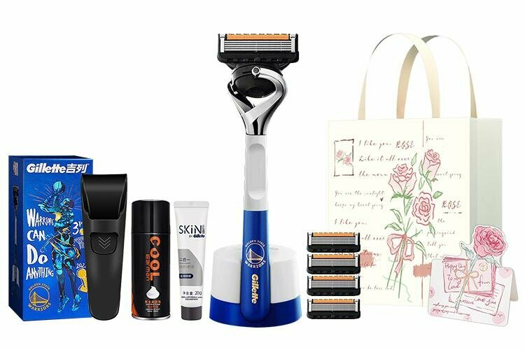 Набор для бритья унисекс Gillette 13557209, Zhishun NBA co-branded - beloved set
