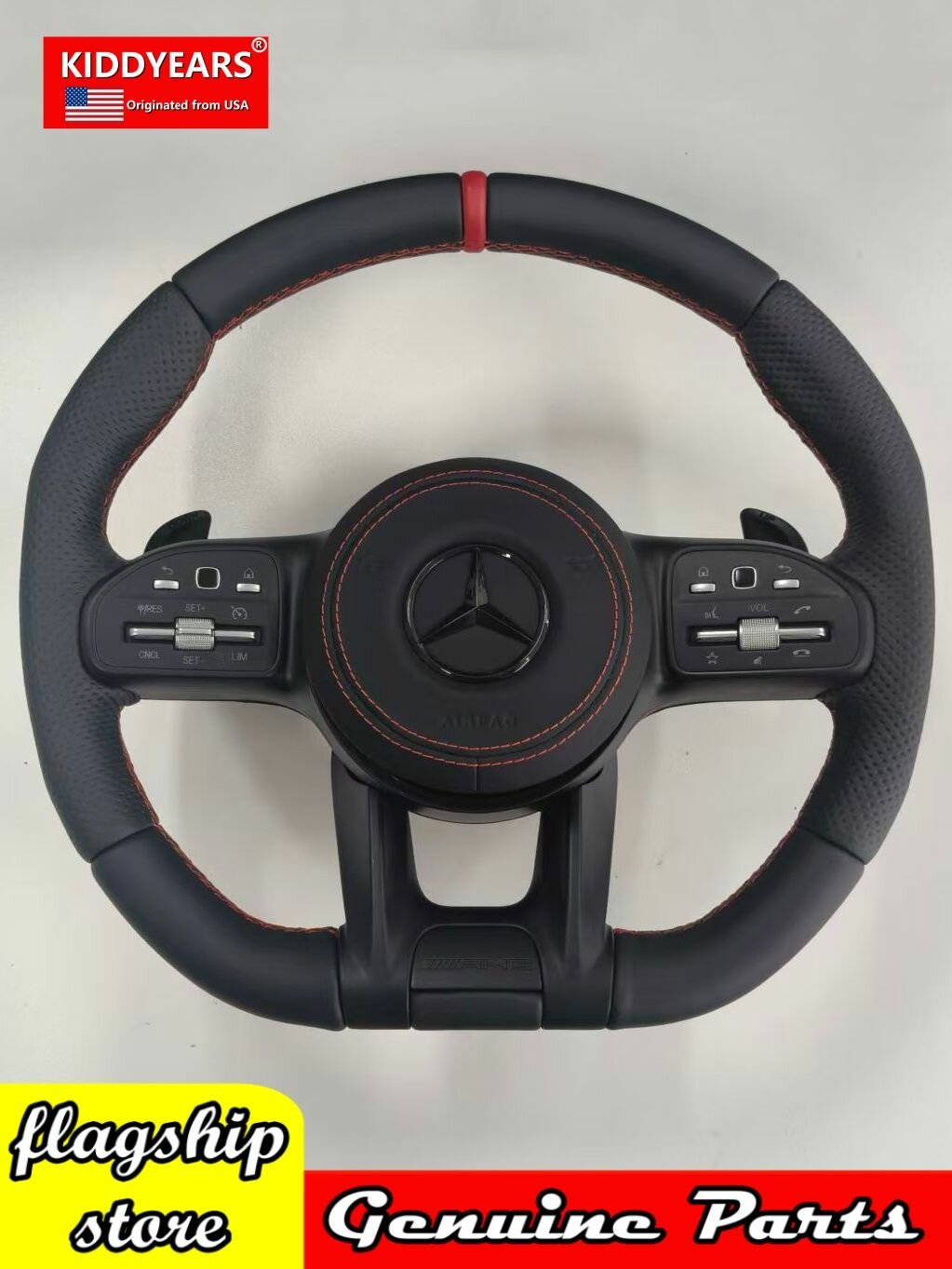 Подходит для кожаных лепестков переключения передач AMG на руль Mercedes-Benz W205/W213/W253/W222/W167