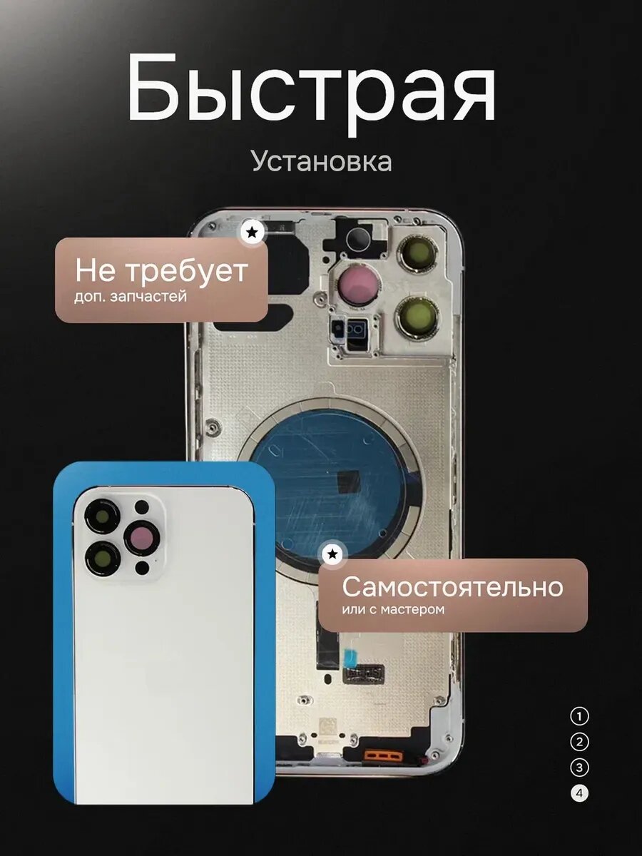 Корпус для iPhone 13 Pro + проклейки — фото 1