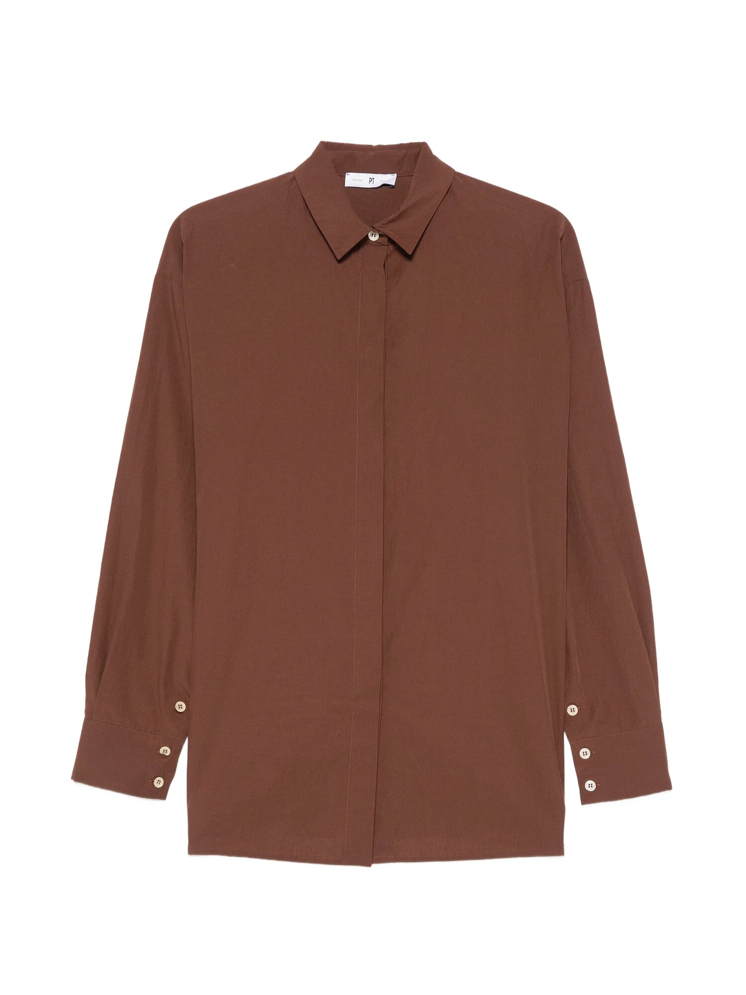 Рубашка PT Torino Buttoned-cuff shirt