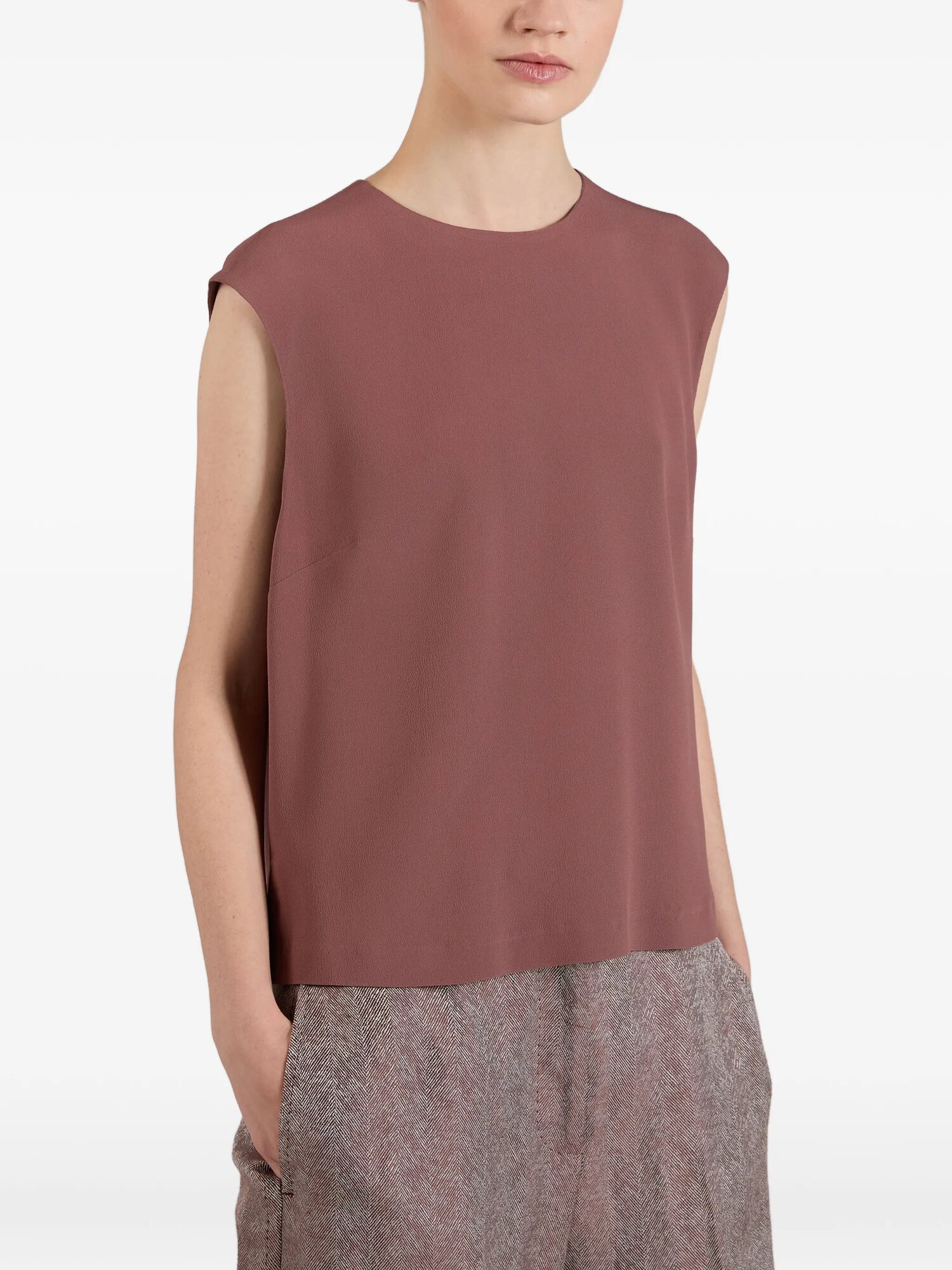 Блуза Glanshirt Crew-neck blouse, размер 44 — фото 1