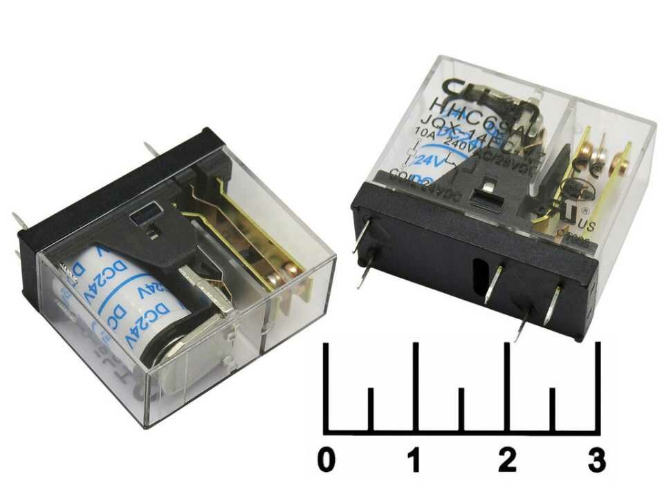 Реле =24V 10A/240V JQX-14FC-1Z (HHC69A)