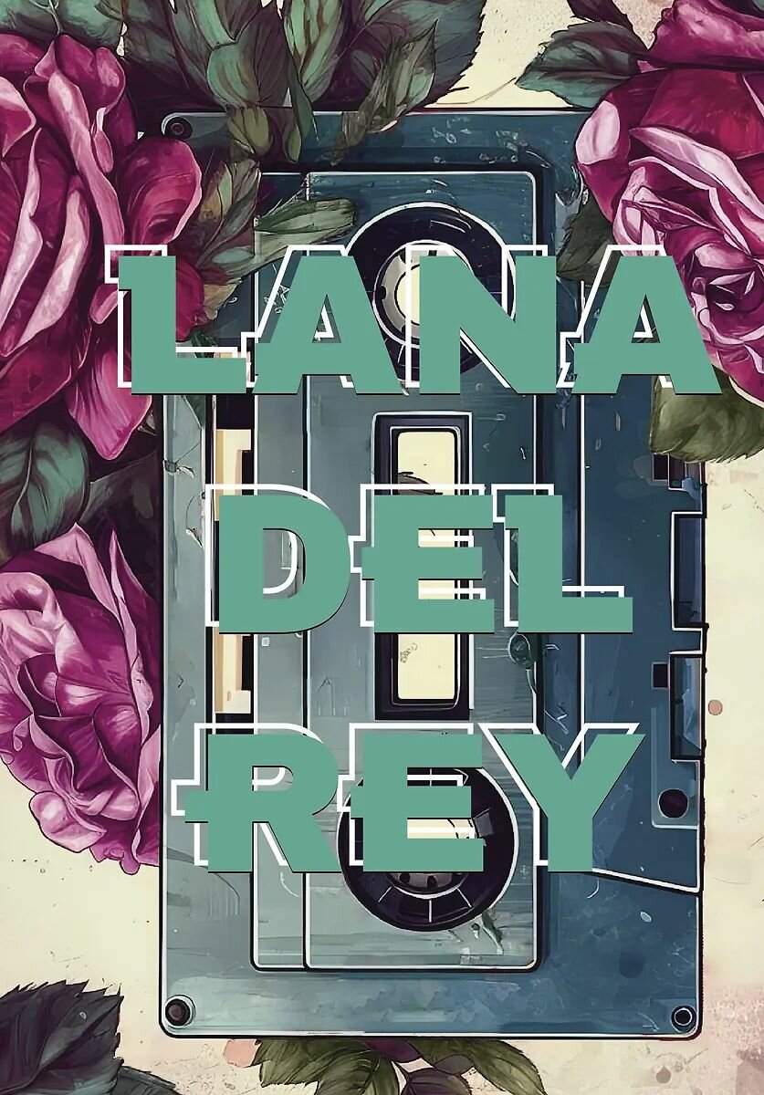 Фанбук АСТ "Lana Del Ray. Дневник фаната" Блэк Д, 2023 год