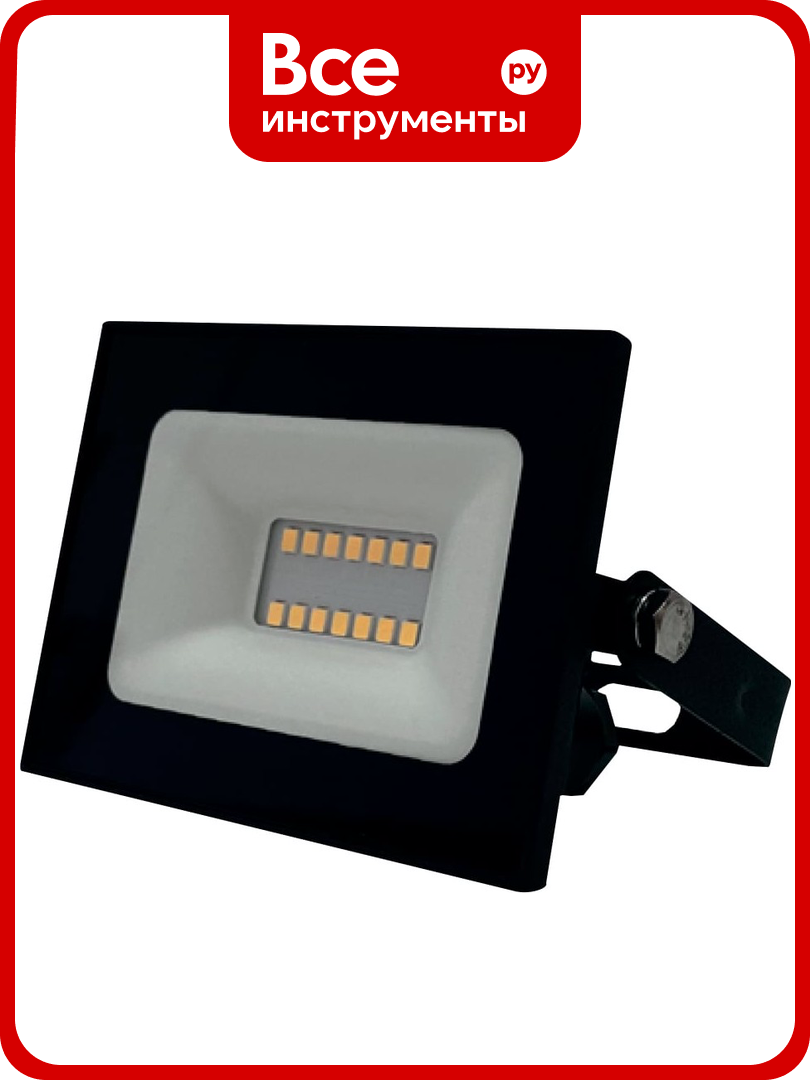 Прожектор FLLED LightPAD 20W Black 2700К 2000Лм 20Вт AC220240В 98x65x30мм 130г 615985, металла, черный