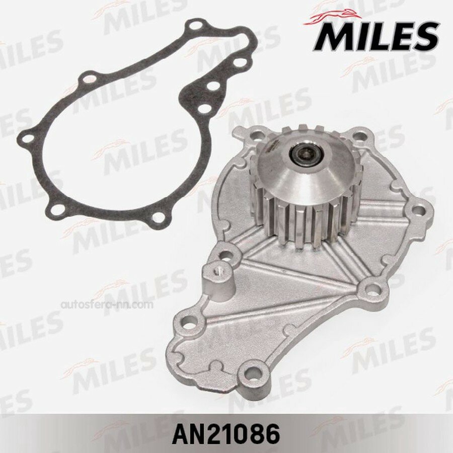 MILES AN21086 Насос водяной FORD/CITROEN/PEUGEOT/MAZDA/VOLVO/FIAT 1.6 D 03>