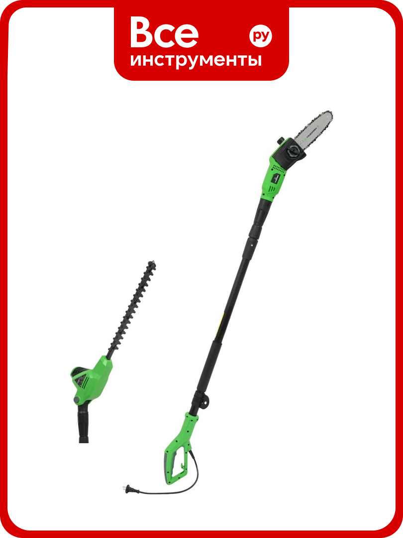 Сетевой щёточный высоторез/сучкорез TRUEGREEN 0,71 кВт TG7J317, представляет