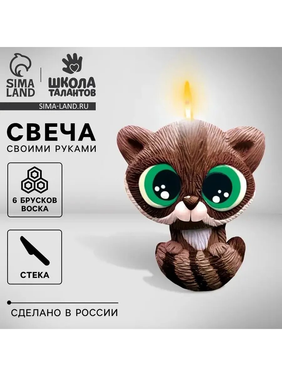 Творческий набор для создания свечи с енотиком