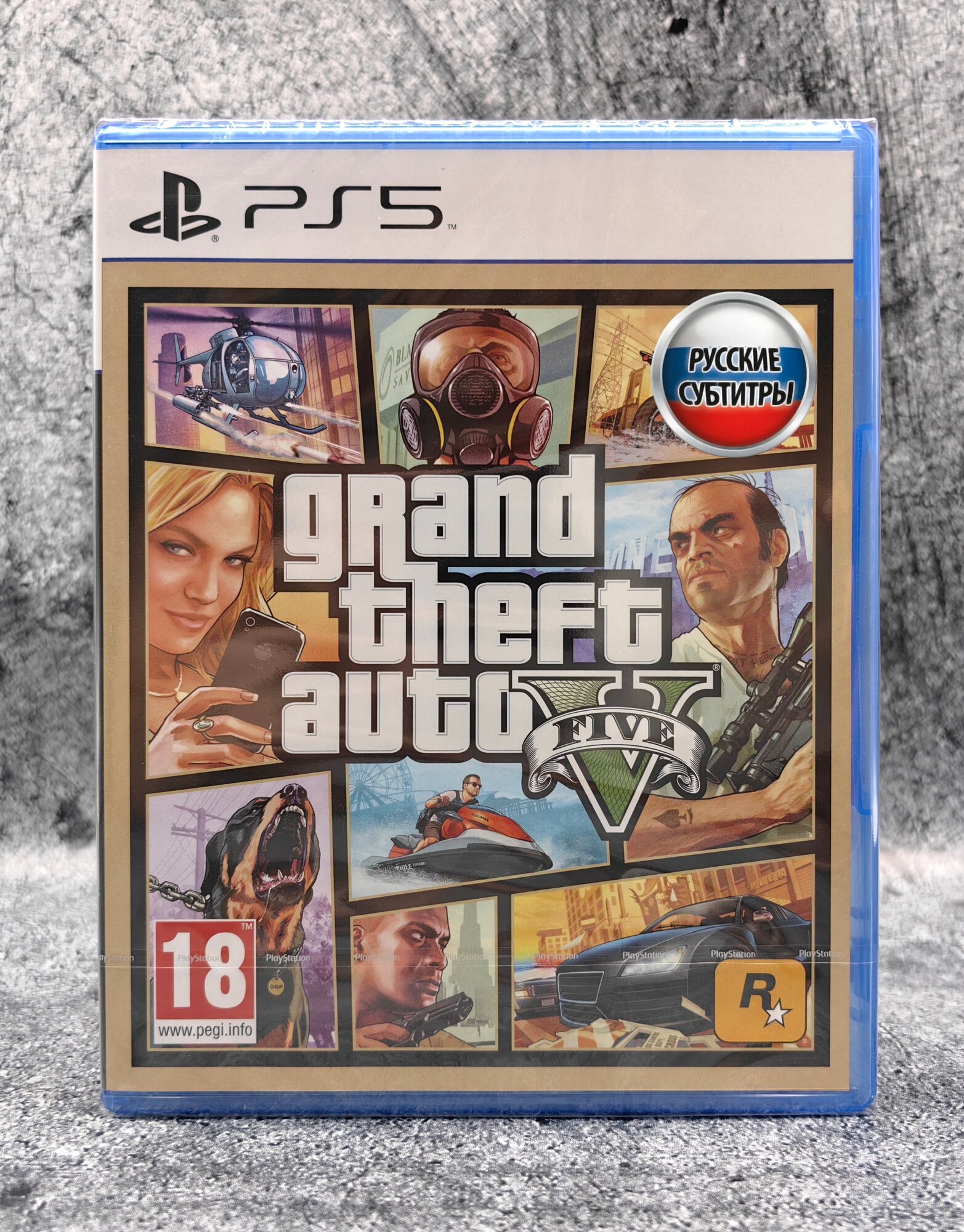 Игра GTA: Grand Theft Auto 5 (V) PS5 Русская Версия Диск на PlayStation 5