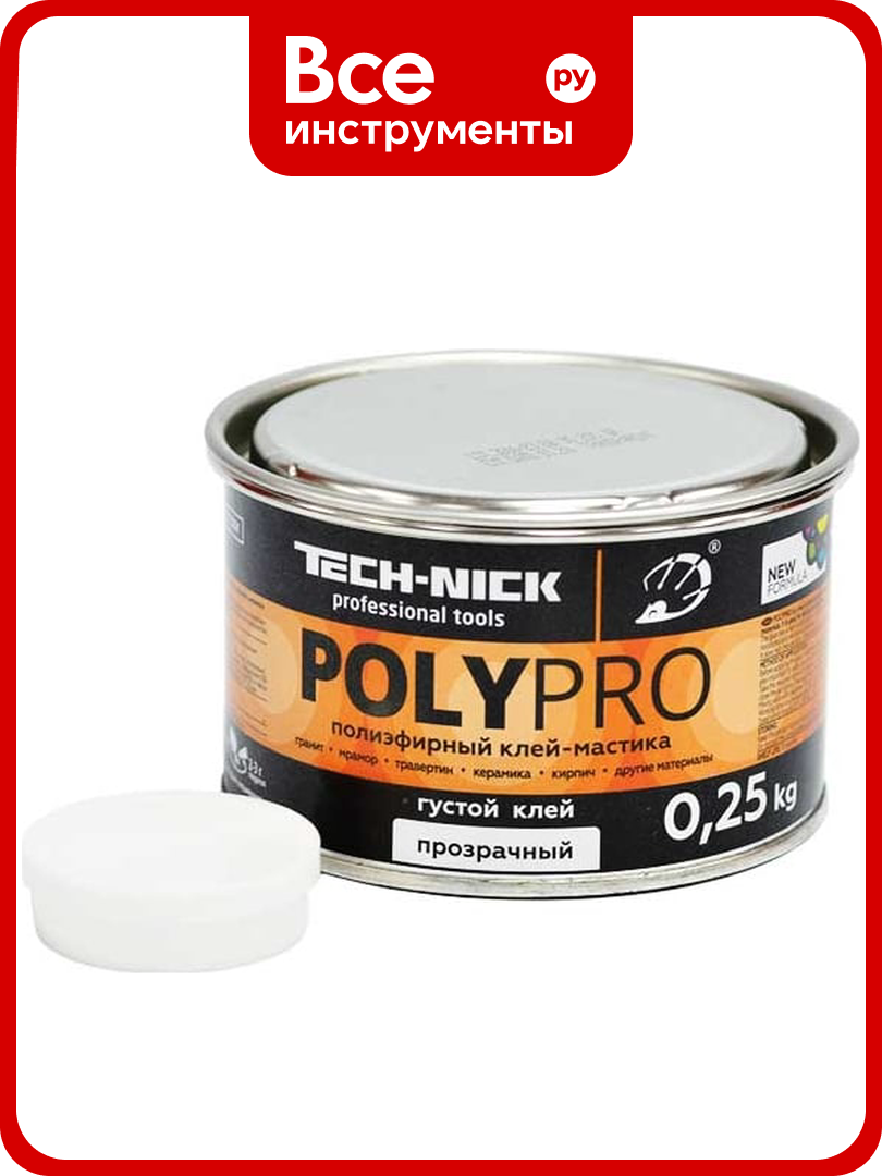 Клей полиэфирный TECH-NICK PolyPro (медовый/густой) 0,25 кг 170.210.145