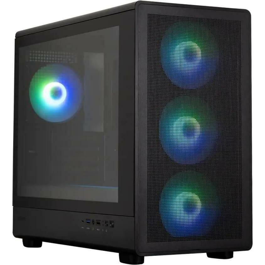 Корпус mATX Zalman M5, Mini-Tower, без БП, черный [m5 black]
