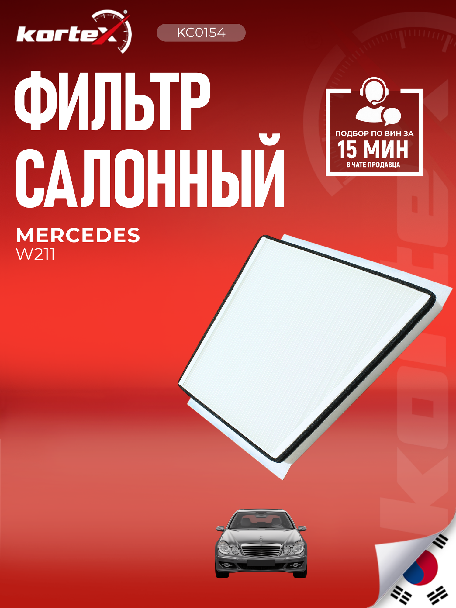 Фильтр салонный Мерседес Бенц CLS, Е класс, (Bbdc) класс SSC1109, SS1109, NC2320CA