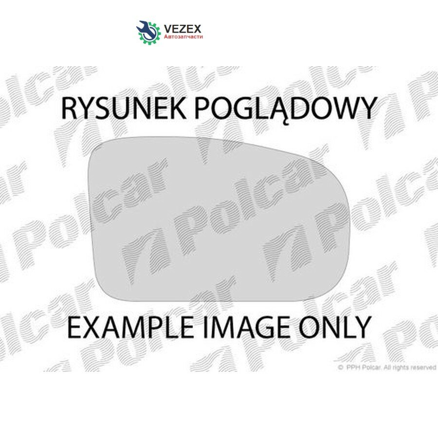 POLCAR 292255-E Стекло зеркала внешнего правый