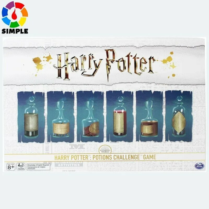 Harry Potter Potions Challenge Board Game for Kids, Карточная игра Настольная игра