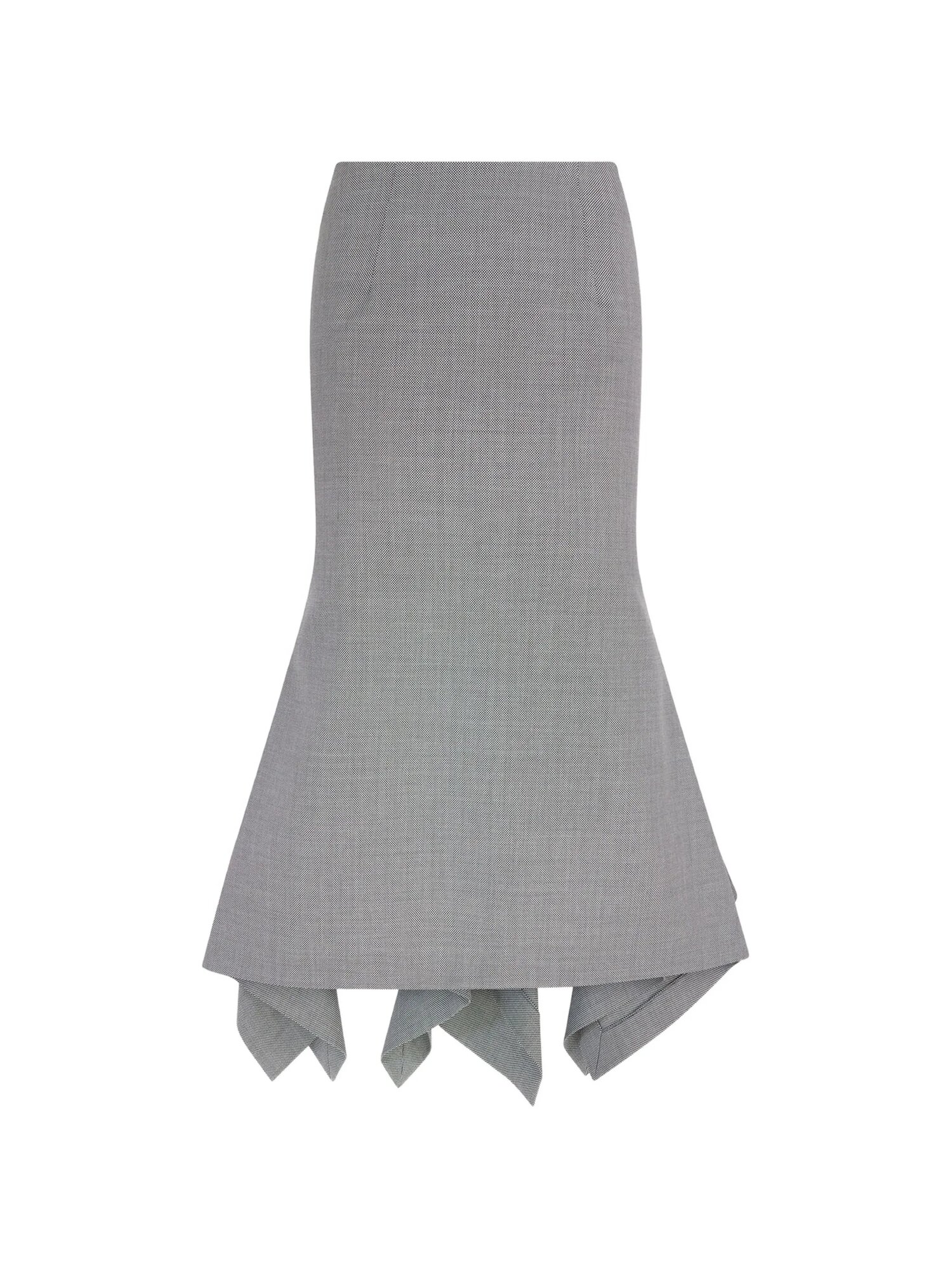 Юбка Asymmetric ruffled midi skirt