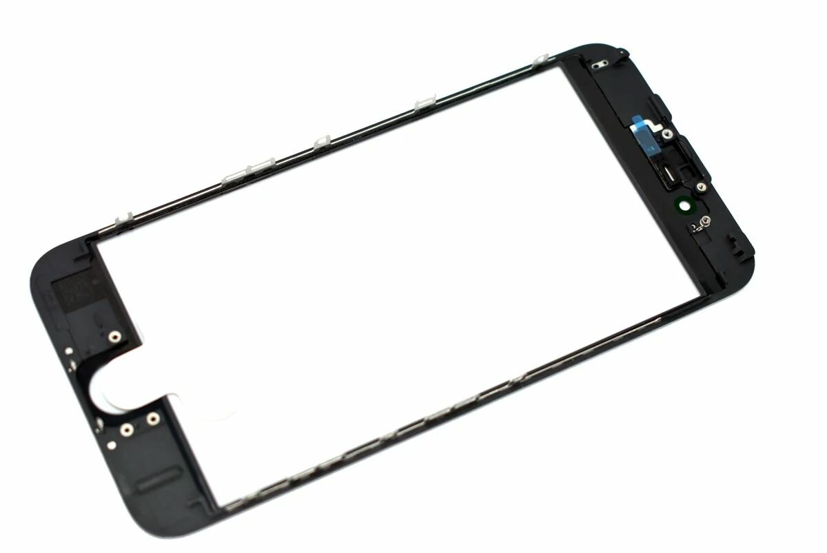 Стекло для переклейки для iPhone 6S с рамкой с OCA пленкой черный